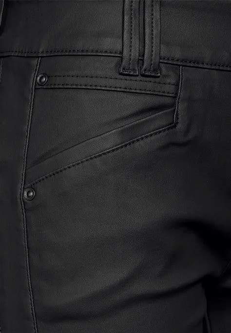 Street One Hose Mit Coating Für Damen In Schwarz York Street One