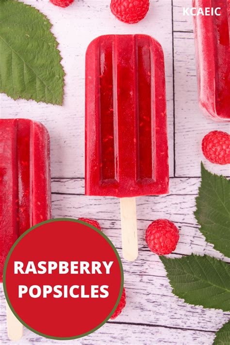 Refreshing Raspberry Popsicles