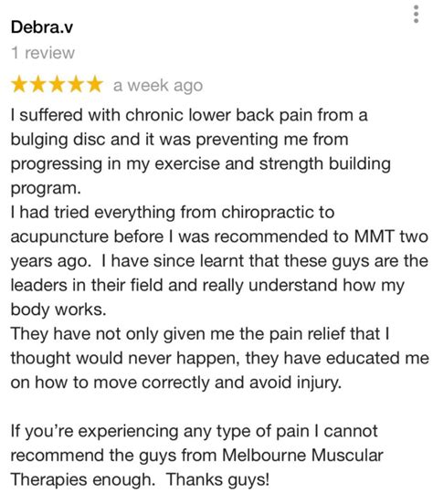 Myotherapy Melbourne Muscular Therapies