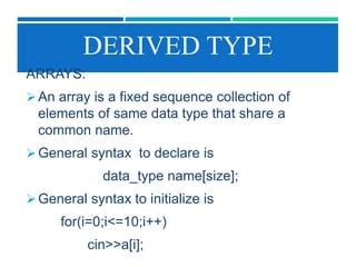 Data Types In C PPTX Programming Languages Computing