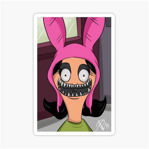 Pink Bunny Ear Girl Sticker For Sale By Alexavampire Redbubble