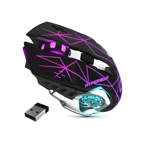 Hypergear Chromium Mouse Gaming Inalámbrico Negro Kemik Guatemala