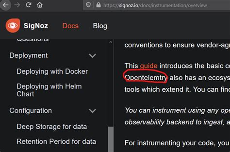 Typo In Docs Issue 146 SigNoz Signoz GitHub