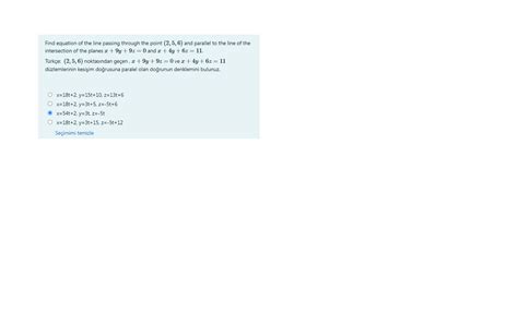 Solved Find Equation Of The Line Passing Through The Point Chegg