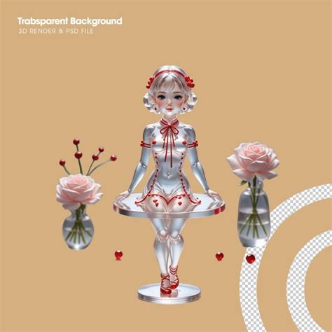 Premium PSD Psd Android Model Vivid Color Background