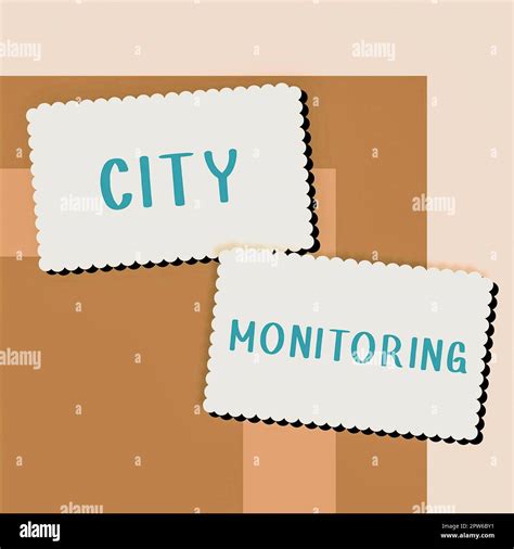 Hand Writing Sign City Monitoring Business Overview Indicatorlevel Analysis Pilot Project On