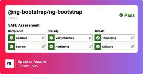 Ng Bootstrapng Bootstrap Npm Reversinglabs Spectra Assure Community