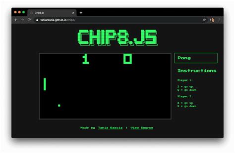 Writing An Emulator From Scratch In Javascript Chip 8 Tanias Website