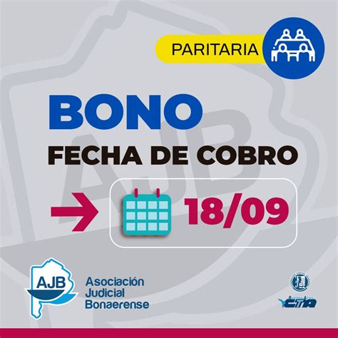 Fecha de cobro del Bono Asociación Judicial Bonaerense