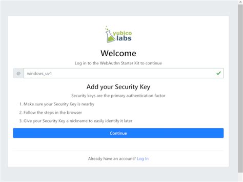 WebAuthn Registration Flow