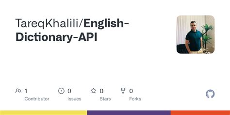 Github Tareqkhalilienglish Dictionary Api