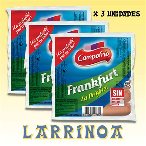 Salchichas Frankfurt Campofrio Pack Paquetes Alimentaci N Larrinoa