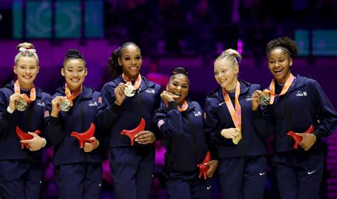Us Womens Gymnastic Team Win Historic World Championship Title
