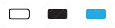 Rectangle Icon Thin Line Illustration Stock Illustration Illustration Of Shape Rectangle