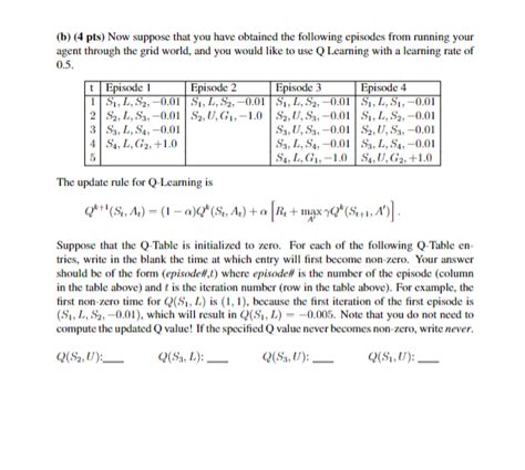 Solved Question 1 Markov Decision Problem Consider The