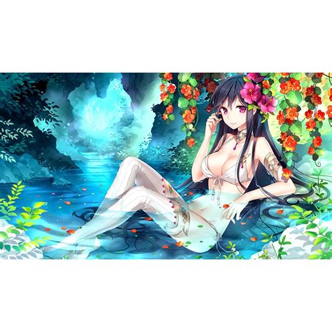 Sexy Anime Girls Playmat Custom Design Tcg Card Game Tablemat Big