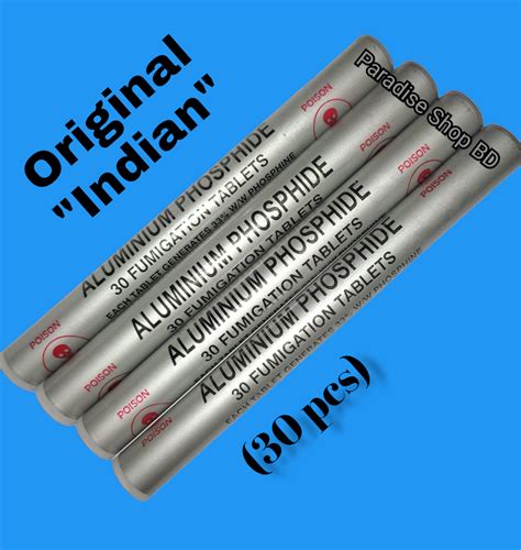 Indian Aluminum Phosphide Tablet Charpoka Rat Cockroach Termites
