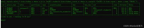 mysql之四种sql性能分析工具 csdn博客