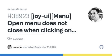 Joy Ui Menu Open Menu Does Not Close When Clicking On `menubutton` Again Safari · Issue
