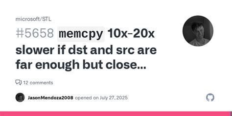 `memcpy` 10x 20x Slower If Dst And Src Are Far Enough But Close Enough