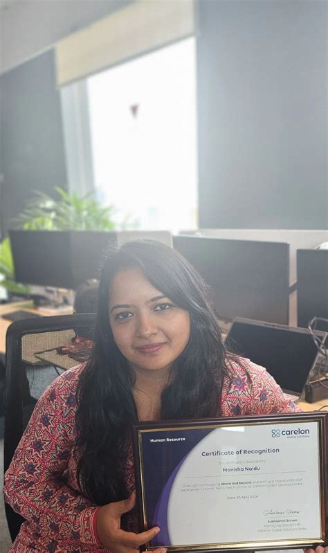 Monisha C On Linkedin Awardwinner Grateful Teamwork Lifeatcarelon