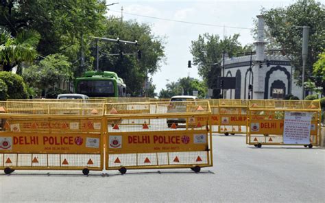 Security Beefed Up At Bjp Headquarters Traffic Diversions Made Delhi