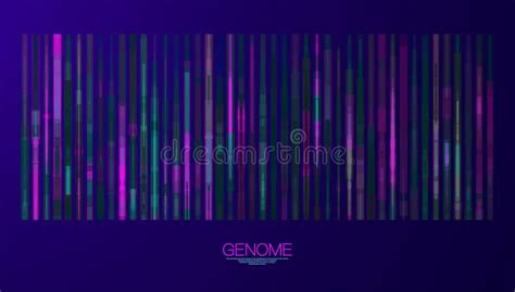 Big Genomic Data Visualization Stock Vector Illustration Of Genetic