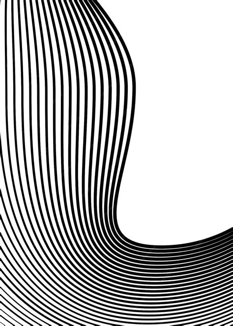 흰색 검정색 선형 배경 디자인 요소 많은 회색 선의 물결 보호 레이어 지폐 인증서 템플릿 얇은 Eps10에서 두꺼운 Eps10