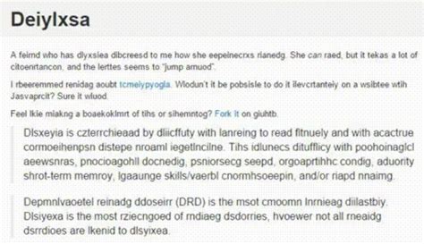Dyslexia  On Imgur