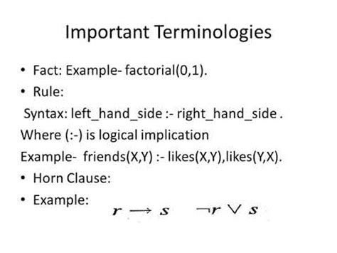 BASICS OF PROLOG LOGIC PROGRAMMING LANGUAGE YouTube