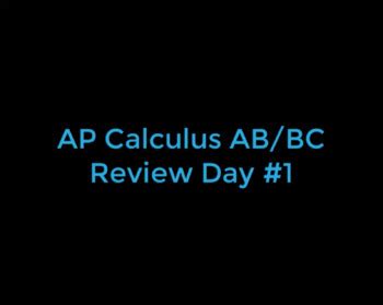 AP Calculus AB BC Prerequisite Topics Video Lesson TPT