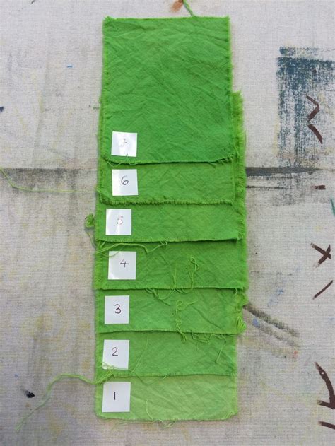 Colour Density Test Samples Dye Station Fabric Print Textile Lab University Of Portsmouth