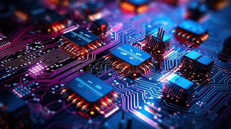 Network Technology Information Abstract Stock Illustration Illustration Of Automation