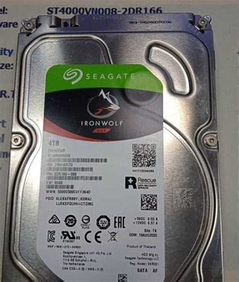 Жесткий диск Seagate IronWolf 4 тб ST4000VN008 | Festima.Ru ...