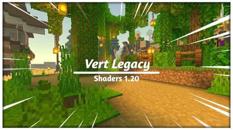 vert legacy shaders mcpe 1 20 support renderdragon youtube