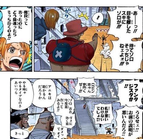 ゾロの迷子方向音痴っていつから定着したんだっけリトルガーデンから？い 人間産業廃棄物 さんのマンガ ツイコミ仮