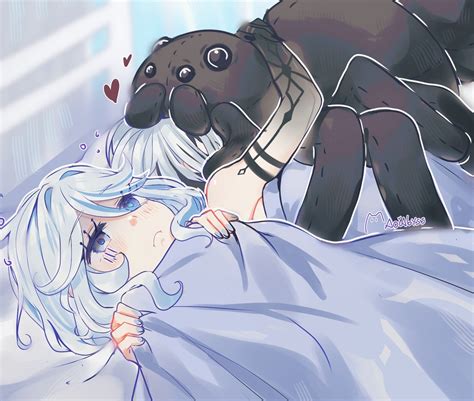 Furina And Arlecchino Genshin Impact Drawn By Aoiabyss Danbooru