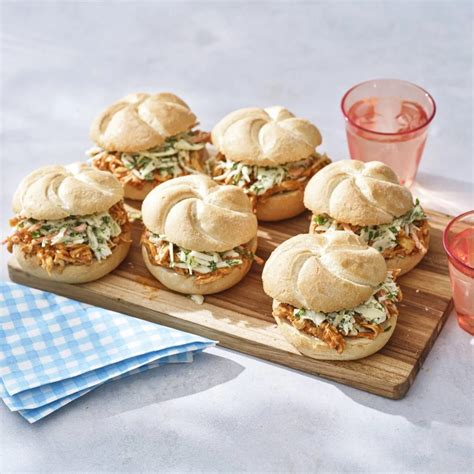Tikka Masala Pulled Chicken Sandwiches Savory