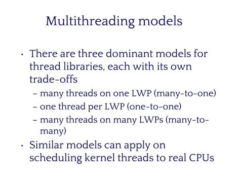 Multithreading Modelsppt Programming Languages Computing