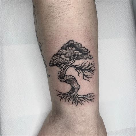 Bonsai Tree Drawing Tattoo
