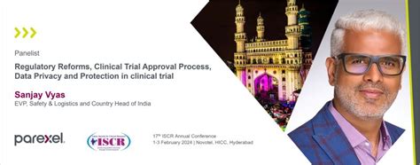 Sanjay Vyas On Linkedin Iscr2024 Collaboration Parexel
