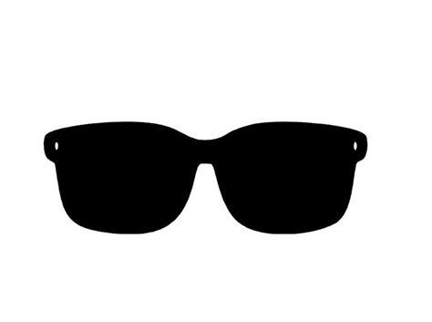 Paper Sunglasses Sunglasses Die Cuts Sunglasses Cut Outs Sunglasses