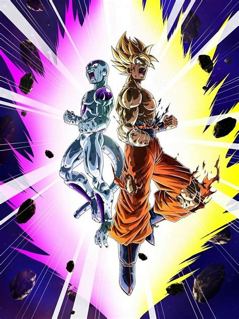 Goku And Frieza Poster By Goka Redbubble Anime Dragon Ball Anime