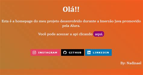 Github Nadinaellinguagens Api Uma Pequena Api Desenvolvida Durante