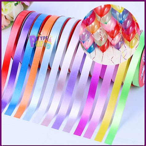 10m Laser Ribbon Wrapping Ribbon Balloon Ribbon Multicolor Strings