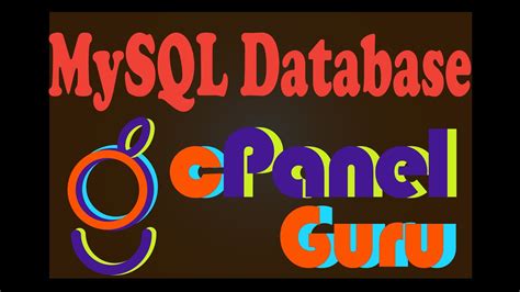 Cpanel Mysql Databases In Hindi Youtube