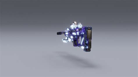 Wepon Awm 3d Model Rigged Cgtrader