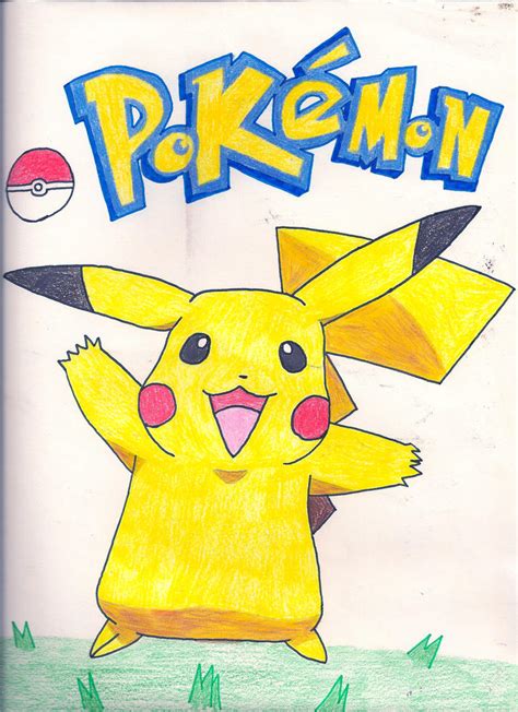 Pikachu With Pokemon Logo By Xblade190 On Deviantart