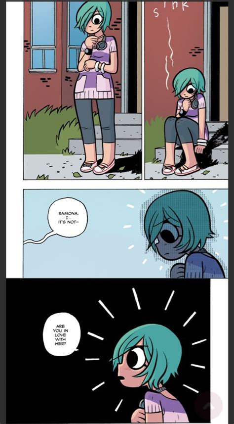 Ramona Flowers Blue Hair Comic