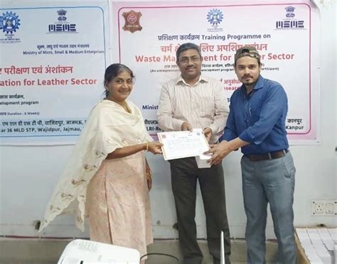 Awarded The Certificate For Successfully Completing The Training